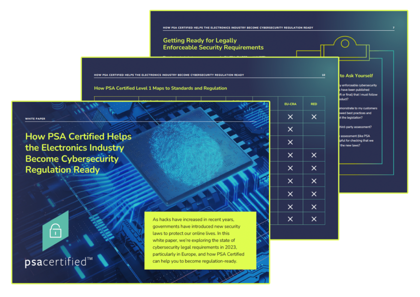 How PSA Certified Helps the Electronics Industry Become Cybersecurity ...